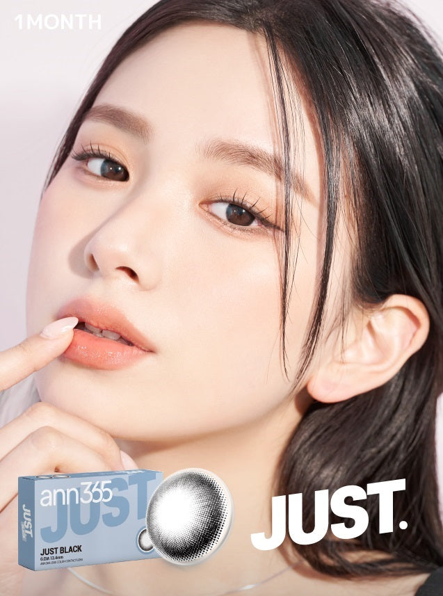 Ann365 Just Black Monthly Contact Lenses 2 Pack– Trendy Sweet Shop