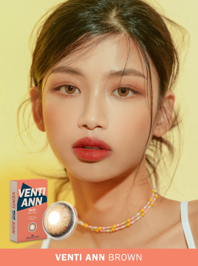 Ann365 Venti Ann Brown Monthly Contact Lenses 2 Pack– Trendy Sweet Shop