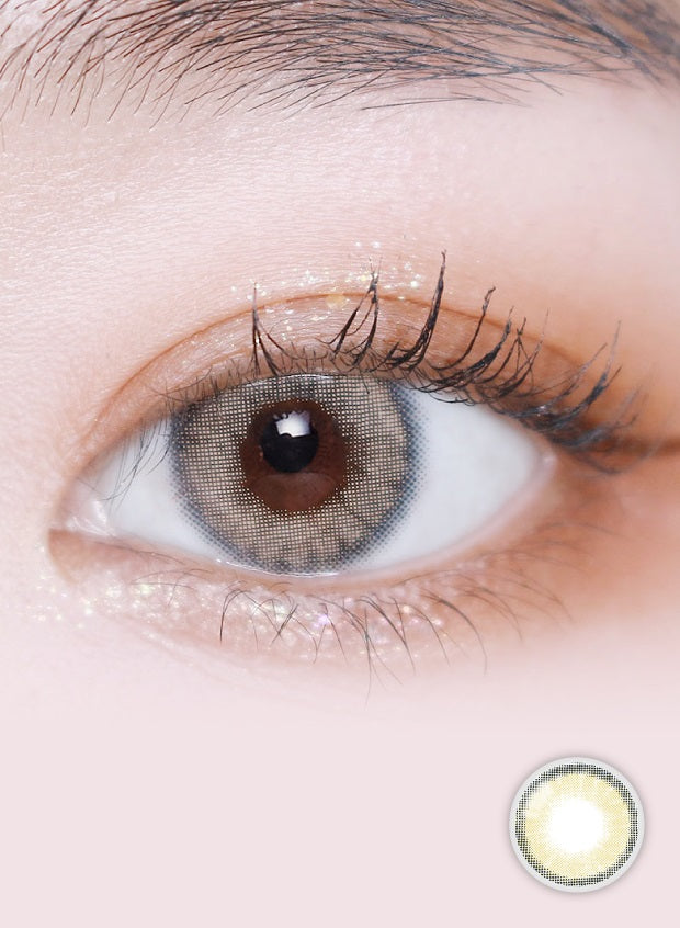 LensVery Silhouette Cream Beige Monthly Contact Lenses 2 Pack– Trendy ...