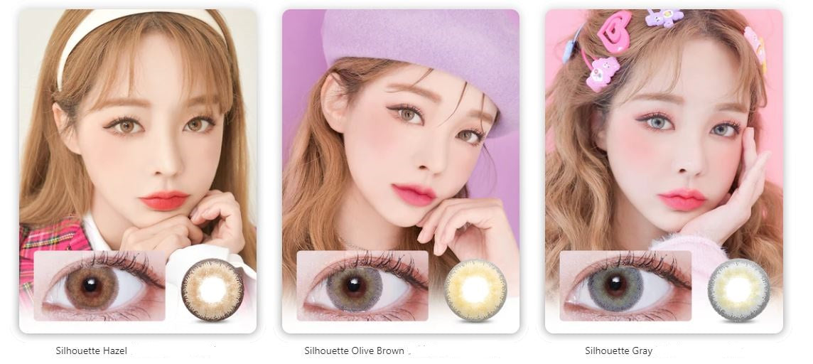LensVery Silhouette Hazel One Day Contact Lenses 10 Pack– Trendy Sweet Shop