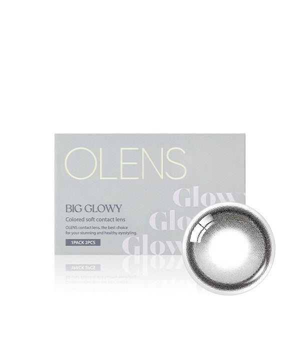 OLENS Big Glowy Gray Monthly Contact Lenses 2 Pack– Trendy Sweet Shop