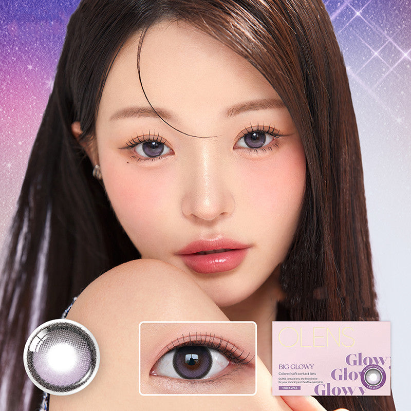 OLENS Big Glowy Lavender Monthly Contact Lenses 2 Pack– Trendy Sweet Shop