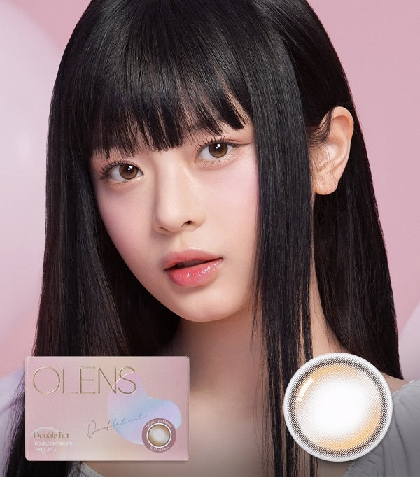 OLENS Double Tint Brown Monthly Contact Lenses 2 Pack– Trendy Sweet Shop