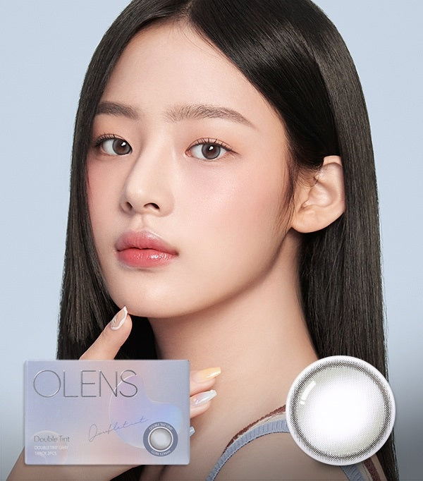 OLENS Double Tint Gray Monthly Contact Lenses 2 Pack– Trendy Sweet Shop