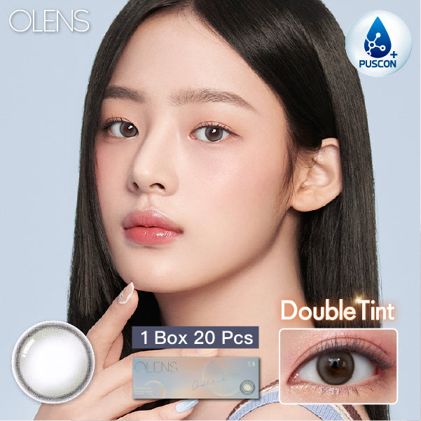 OLENS Double Tint One Day Gray Contact Lenses 20 Pack– Trendy Sweet Shop