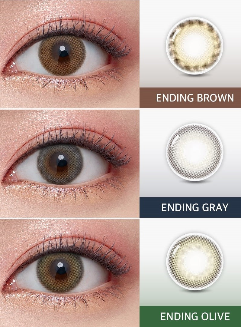OLENS Ending One Day Brown Contact Lenses 10 Pack– Trendy Sweet Shop