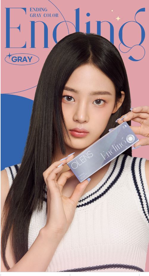 OLENS Ending One Day Gray Contact Lenses 10 Pack– Trendy Sweet Shop