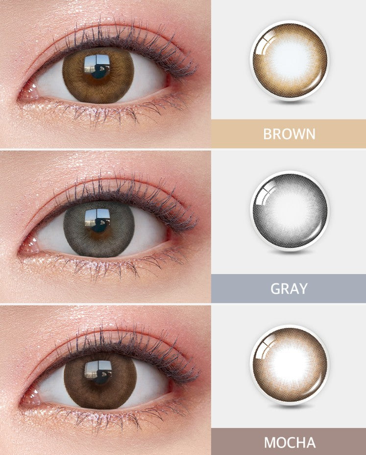 OLENS Ever Shine One Day Mocha Contact Lenses 10 Pack– Trendy Sweet Shop