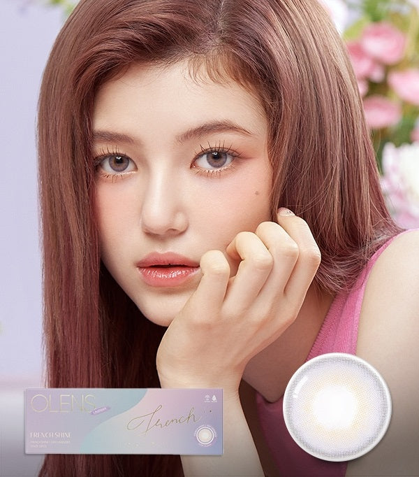 OLENS French Shine One Day Lavender Contact Lenses 10 Pack– Trendy ...