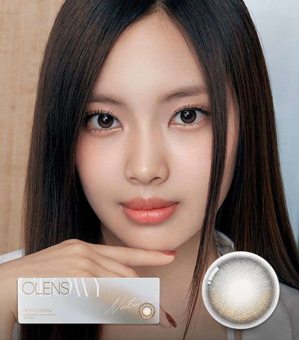 Olens Glowy Natural One Day Moca Brown Contact Lenses 10 Pack Trendy
