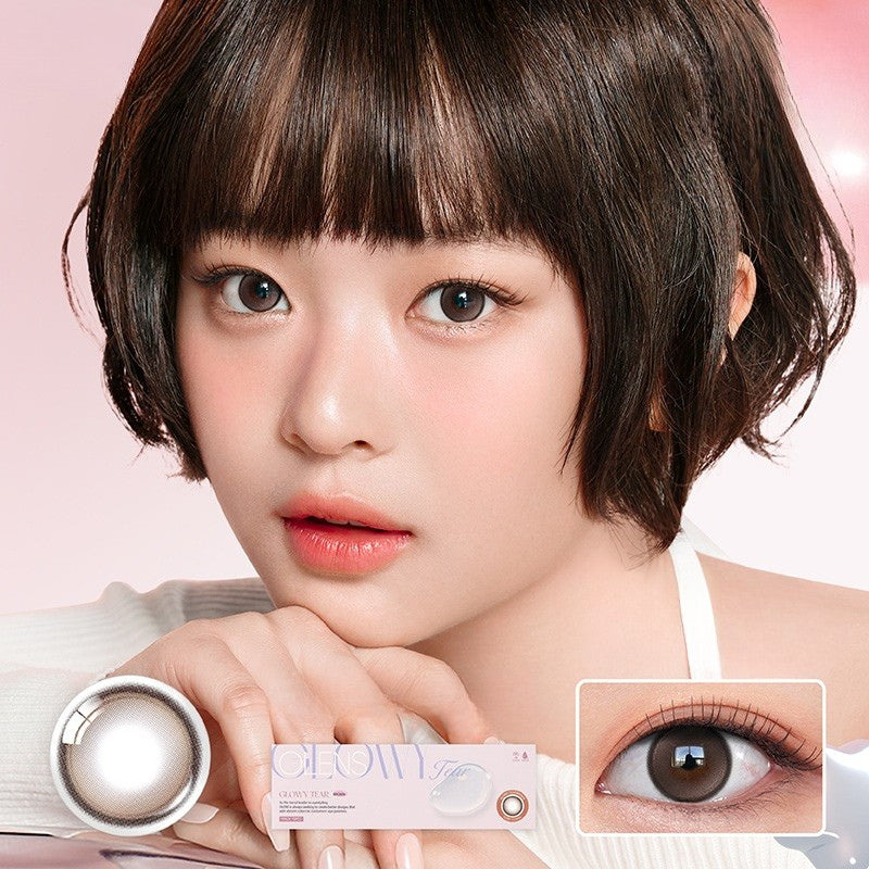 OLENS Glowy Tear One Day Brown Contact Lenses 10 Pack– Trendy Sweet Shop