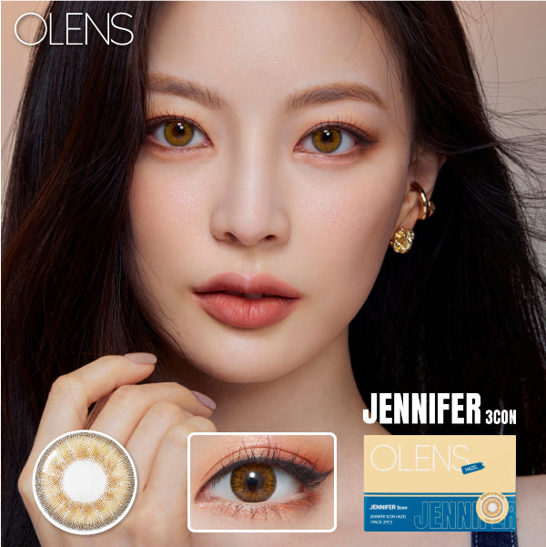 OLENS Jennifer 3Con Hazel Monthly Contact Lenses 2 Pack– Trendy Sweet Shop
