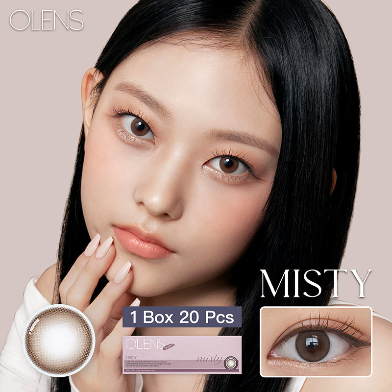 OLENS Misty One Day Ash Choco Contact Lenses 20 Pack– Trendy Sweet Shop