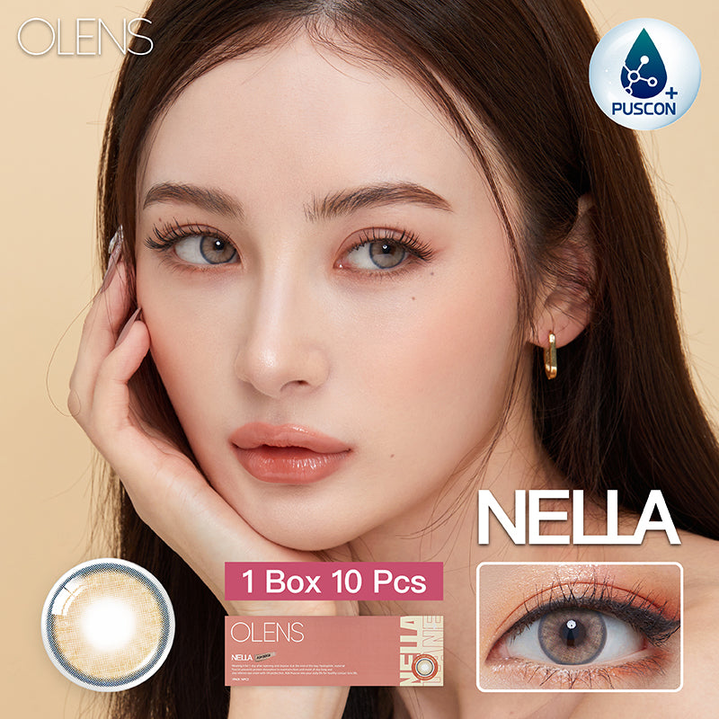 OLENS Nella One Day Ash Beige Contact Lenses 10 Pack– Trendy Sweet Shop