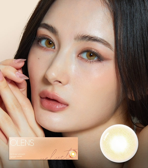 OLENS Ocean Velvet One Day Hazel Contact Lenses 10 Pack– Trendy Sweet Shop