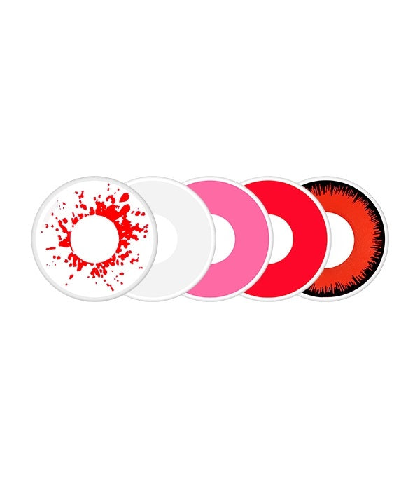 OLENS Scarlet Collection One Day Halloween Contact Lenses 10 Pack ...