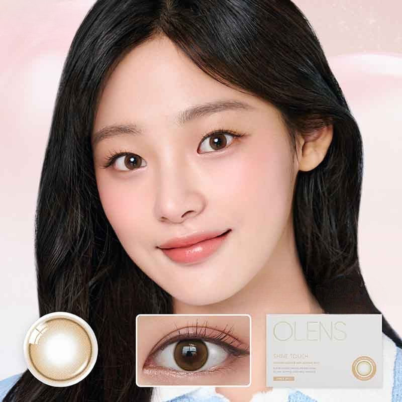OLENS Shine Touch Milky Brown Monthly Contact Lenses 2 Pack– Trendy ...