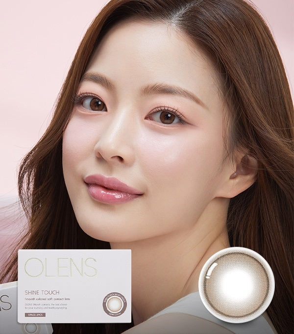 OLENS Shine Touch Milky Choco Monthly Contact Lenses 2 Pack– Trendy ...