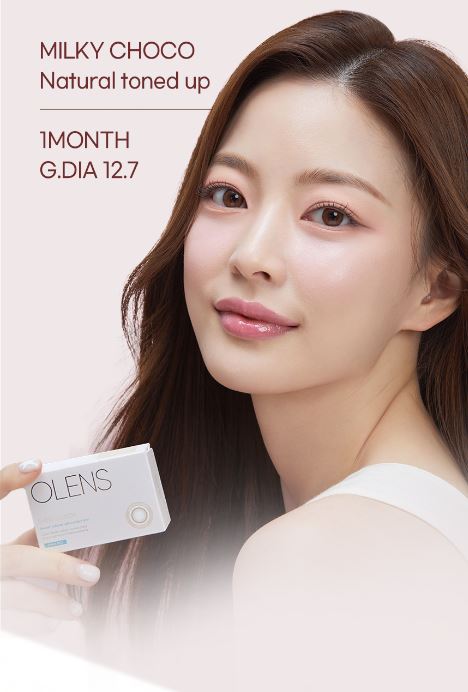 OLENS Shine Touch Milky Choco Monthly Contact Lenses 2 Pack– Trendy ...
