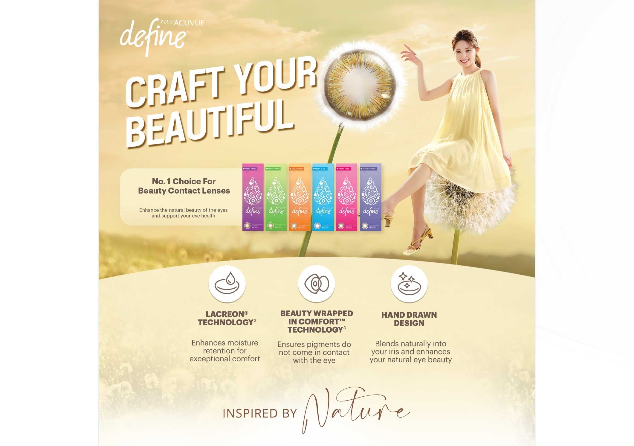 Acuvue Define Fresh Green 1 Day Contact Lenses 30 Pack– Trendy Sweet Shop