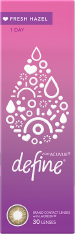 Acuvue Define Fresh Hazel 1 Day Contact Lenses 30 Pack– Trendy Sweet Shop