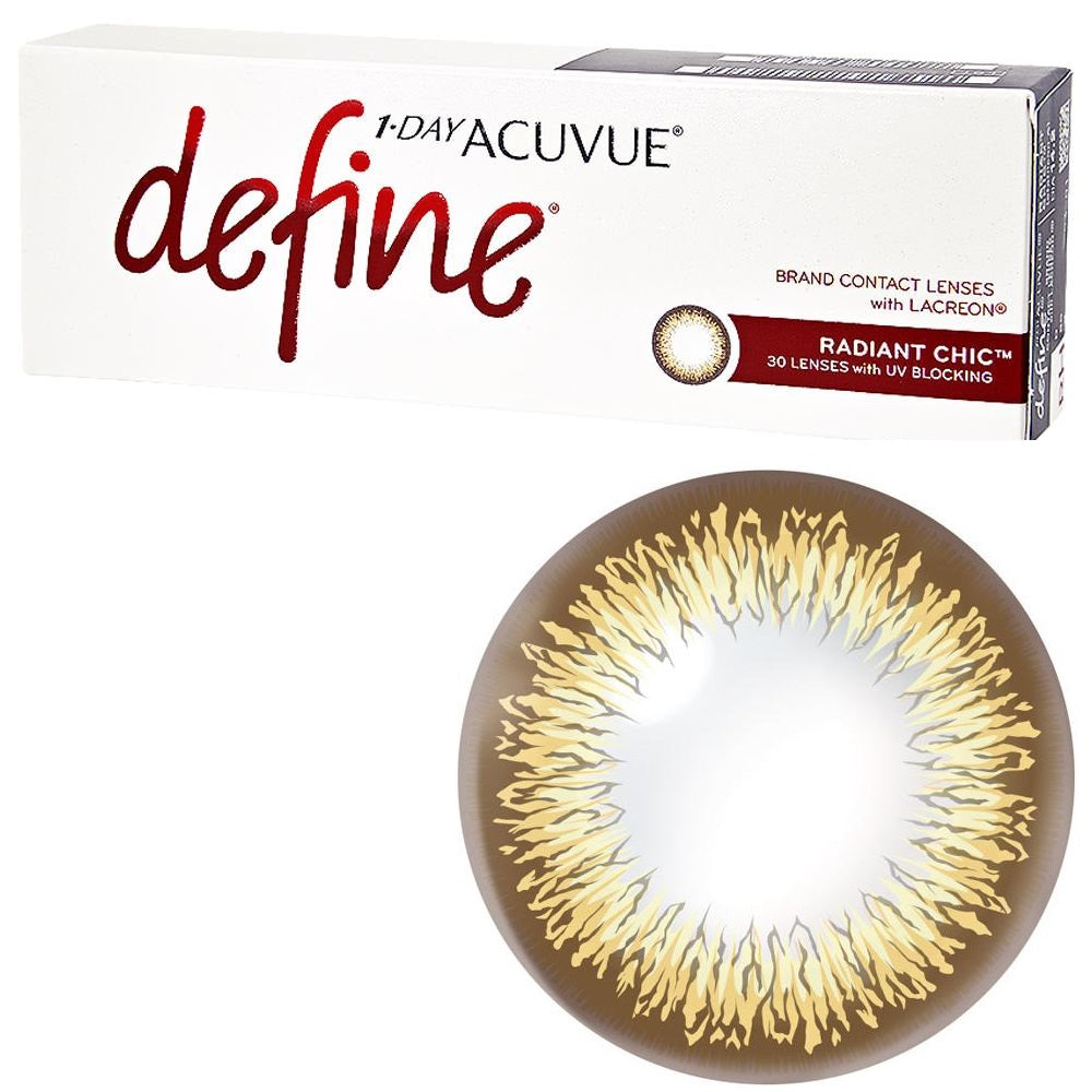 Acuvue Define Radiant Chic 1 Day Contact Lenses 30 Pack– Trendy Sweet Shop