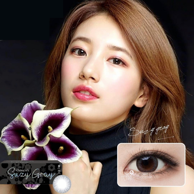 Clalen Iris Suzy Gray Contacts 30 pack– Trendy Sweet Shop