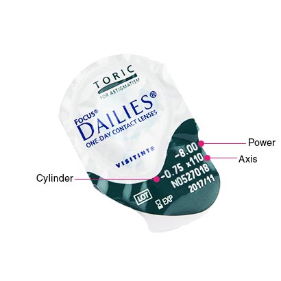 Focus Dailies Toric Contact Lenses 30 Pack– Trendy Sweet Shop
