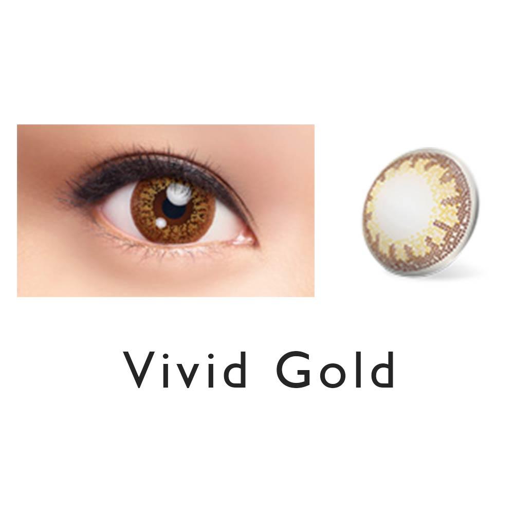 Lacelle Vivid Gold Contact Lenses 30 Pack– Trendy Sweet Shop