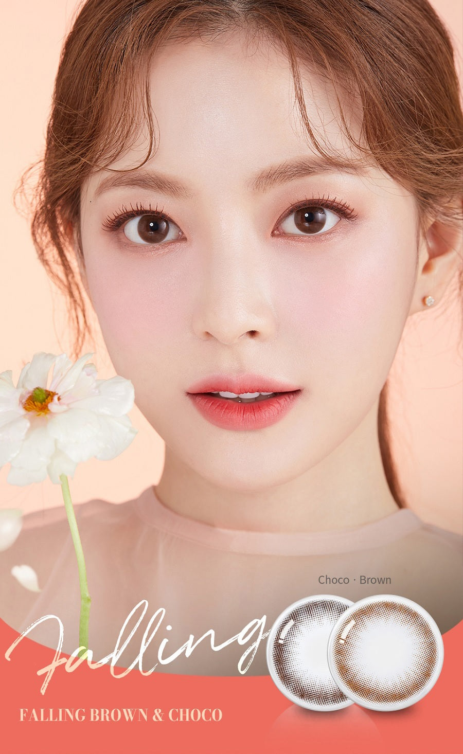 OLENS Falling Gray Monthly Contact Lenses 2 Pack– Trendy Sweet Shop