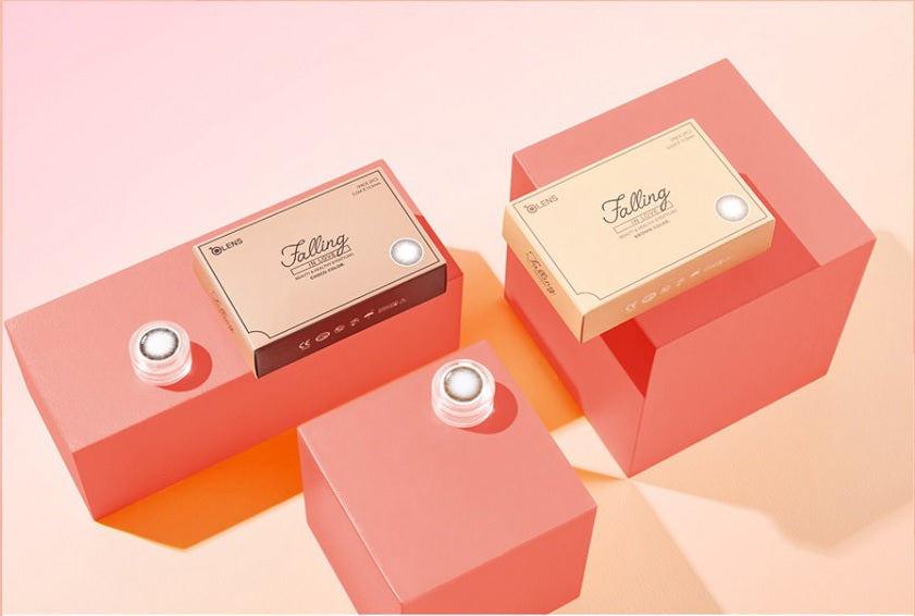 OLENS Falling Gray Monthly Contact Lenses 2 Pack– Trendy Sweet Shop