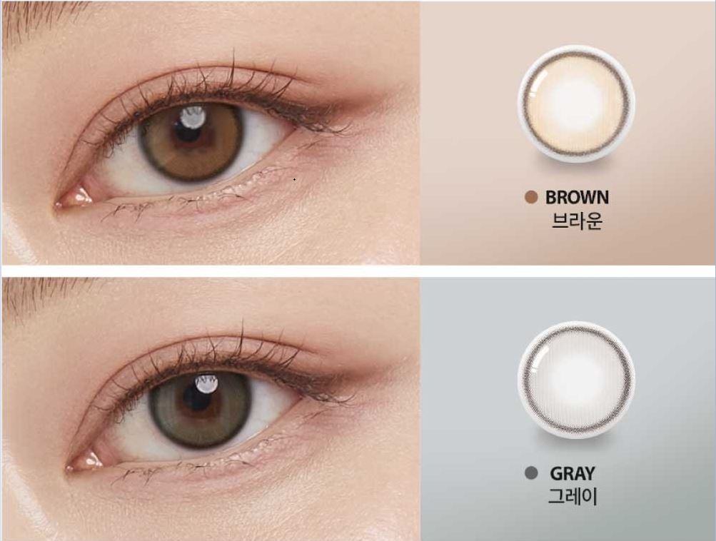 OLENS Real Ring One Day Gray Contact Lenses 20 Pack– Trendy Sweet Shop