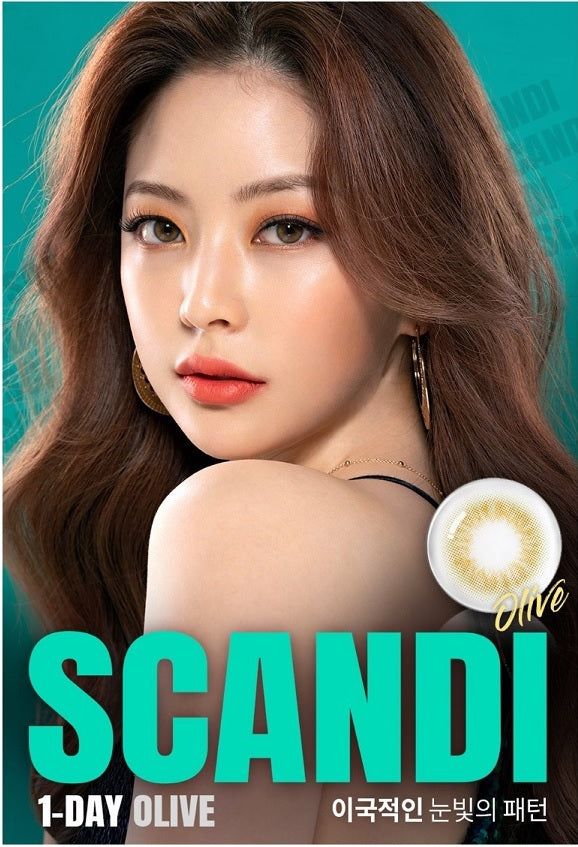 OLENS Scandi One Day Olive Contact Lenses 10 Pack– Trendy Sweet Shop