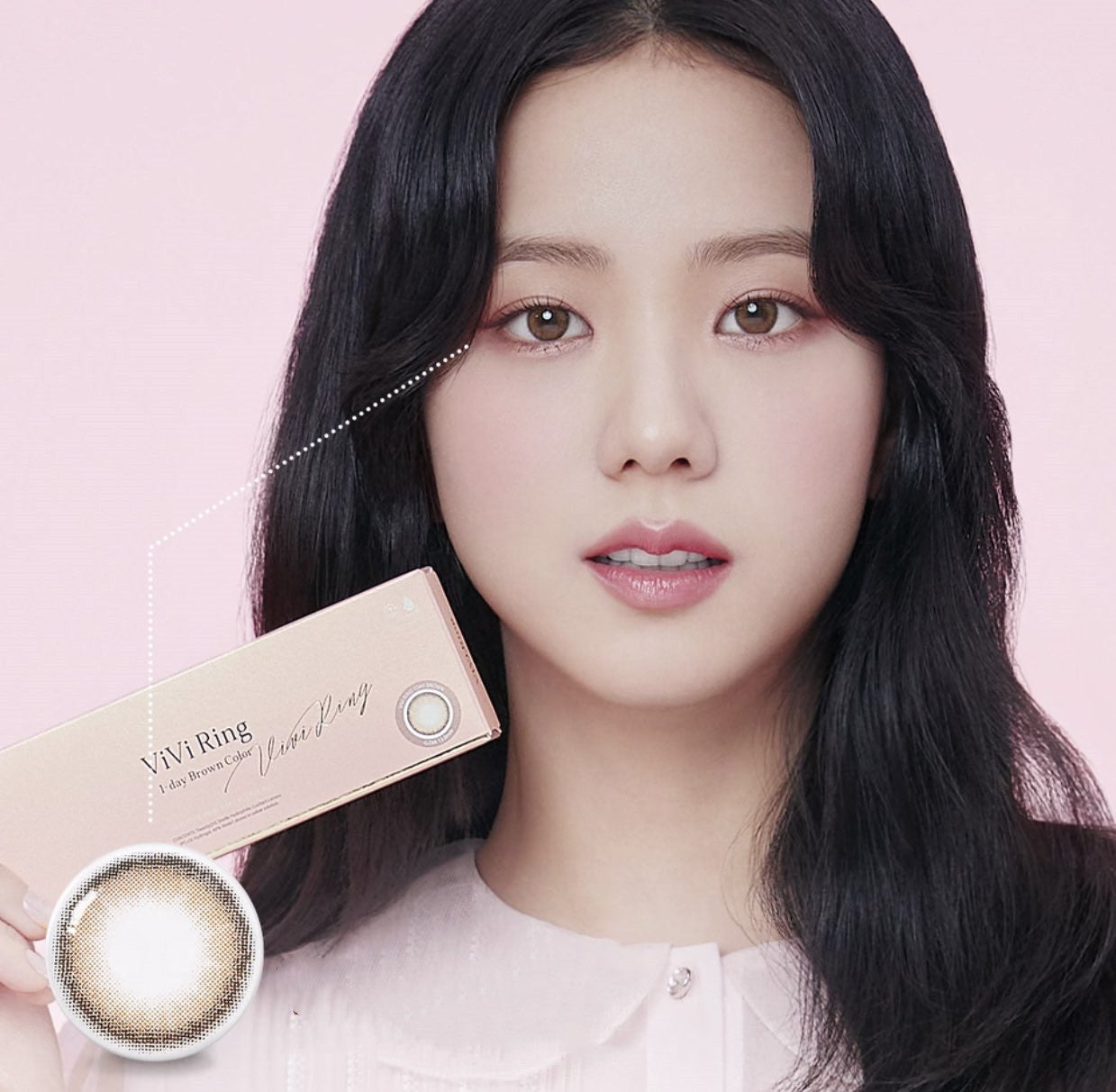 OLENS Vivi Ring One Day Brown Contact Lenses 10 Pack– Trendy Sweet Shop