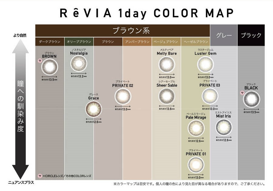 Revia 1 Day Pale Mirage Contact Lenses 10 pack– Trendy Sweet Shop